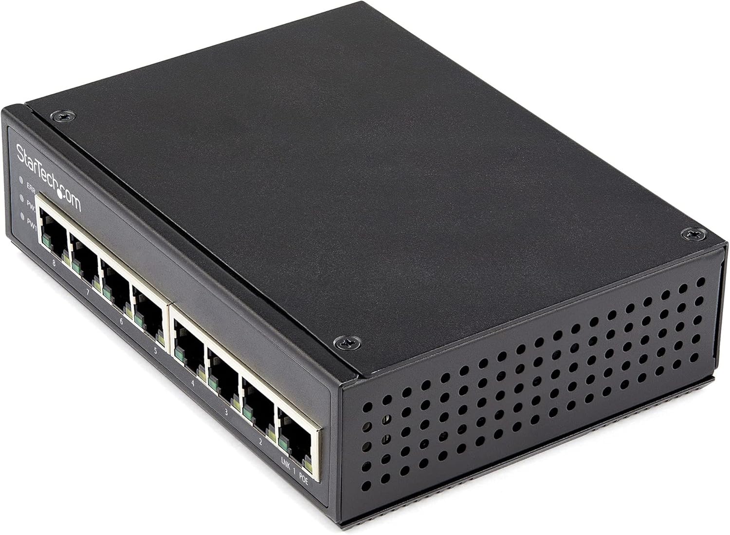 Amazon.com: StarTech.com Industrial 8 Port Gigabit PoE Switch - 30W ...