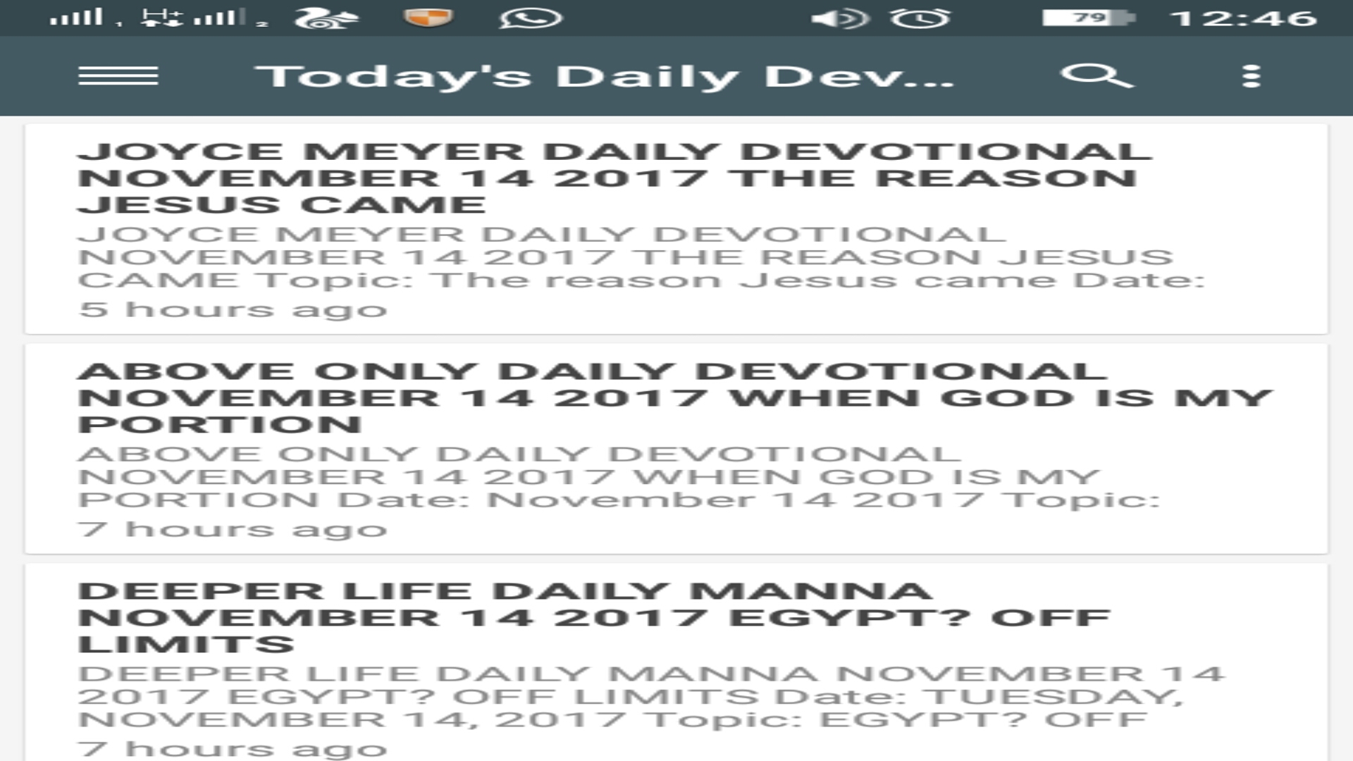 Daily Devotional 2018 - App on Amazon Appstore