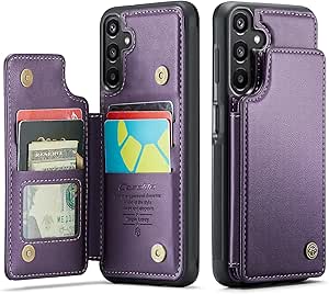 Amazon.com: GOYIDA for Samsung Galaxy A16 5G Wallet Case with Card Holder, PU Leather RFID ...