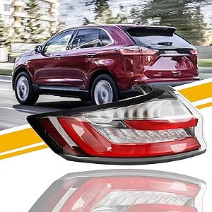 Amazon.com: Dasbecan Tail Light Assembly Rear Lamp LED Type Compatible with 2019-2023 Ford Edge ...