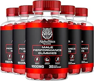 Amazon.com: (5 Pack) Alpha Bites Men Gummies, AlphaBites Gummies ...