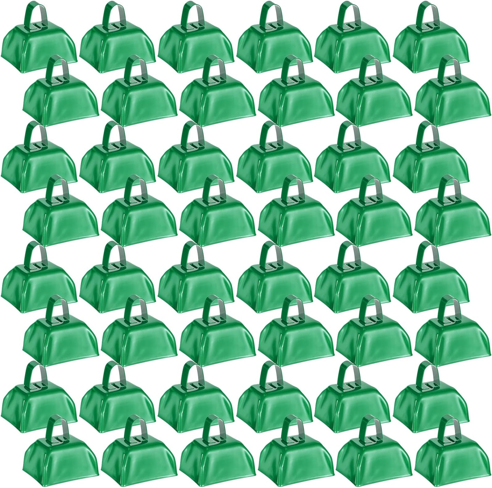 Amazon.com: Yeshone 48 Pcs Metal Cowbells Loud Cow Bell with Handles ...