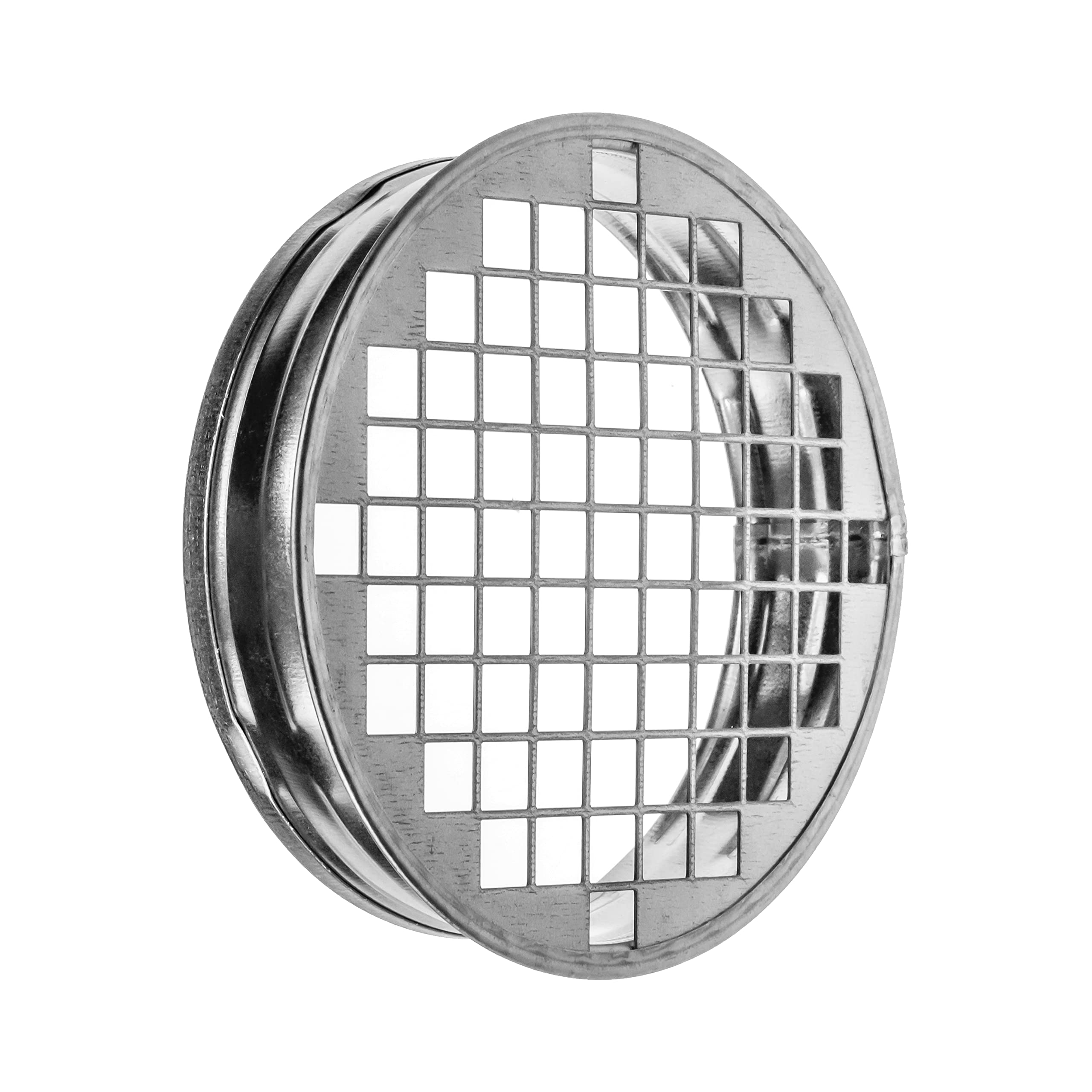 HVAC OV Galvanized Metal Duct End Cap - 6 Inch Fit with Mesh ...