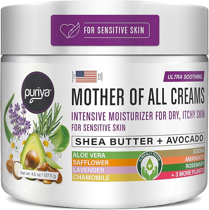 Amazon.com : Puriya Intensive Moisturizer with Honey, Shea Butter ...