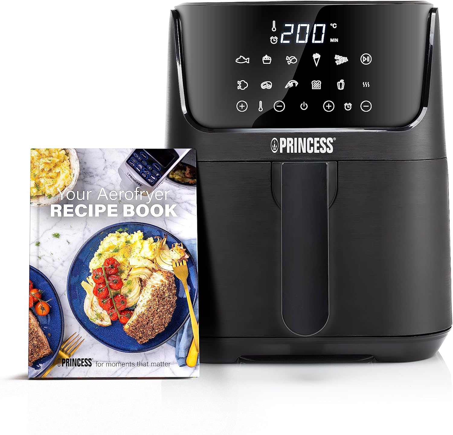 Princess Airfryer numérique 182031 - Livre de recettes inclus - 11 ...