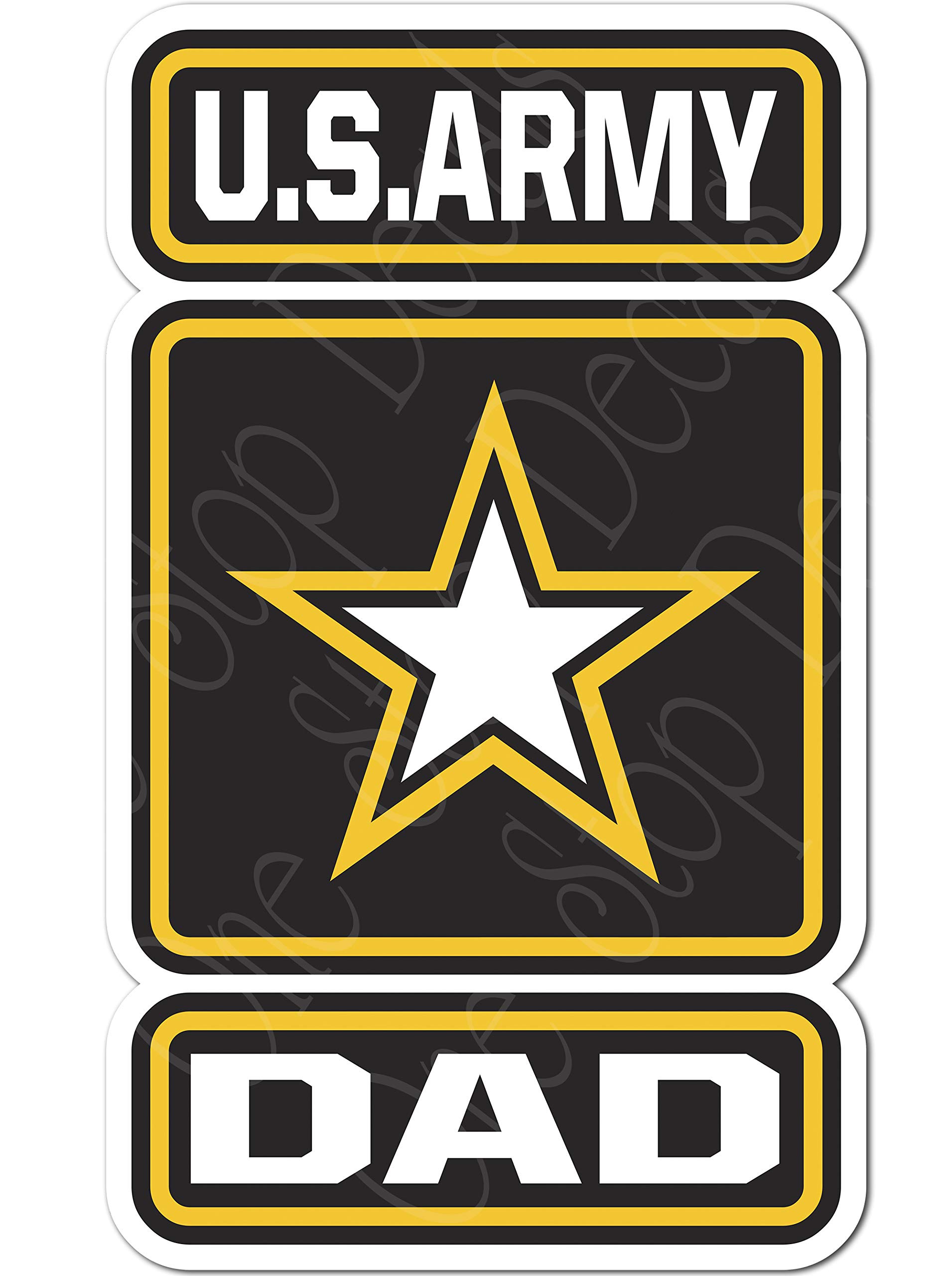 U S Army Dad Ver 1 Full Color Vinyl Decal | Desertcart Israel