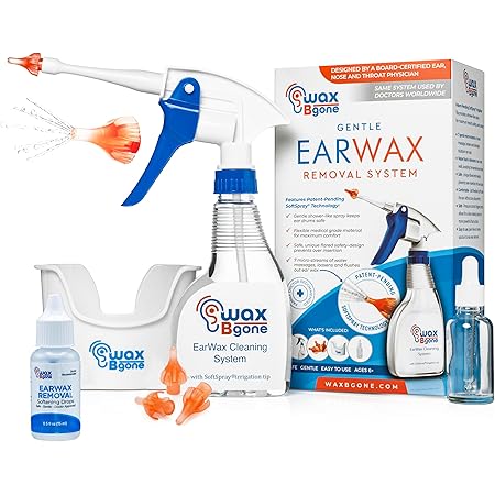 Amazon.com: Doctor Easy Wax-Rx Ph Conditioned Ear Wash Refill Kit, 1.7 ...