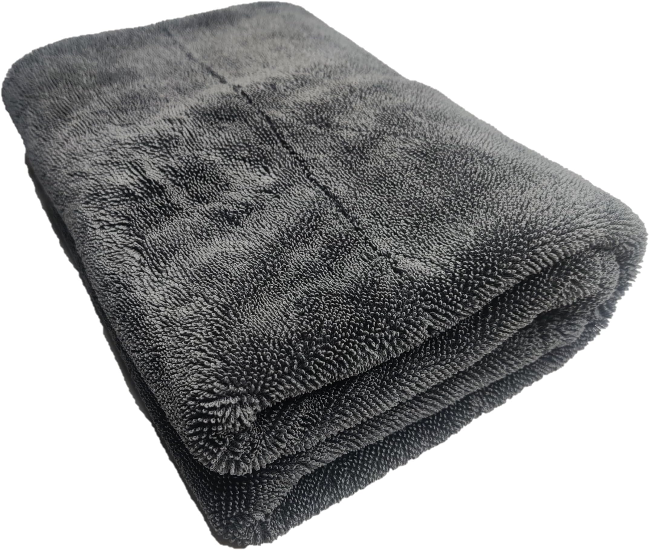 Amazon.com: JF MARK Microfiber Jumbo Size Double Sided Car Towel - 36” x 25” Gray, 1300 GSM ...