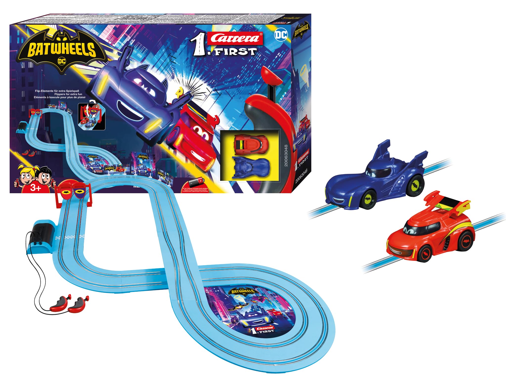 Carrera FIRST 20063048 DC Batwheels Ready to Race - FIRST Slot Car ...