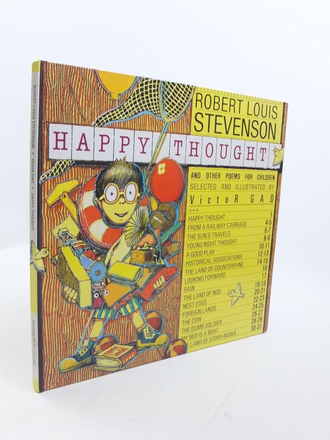 Happy Thought: Poems for Children: Stevenson, Robert Louis, Gad, Victor ...