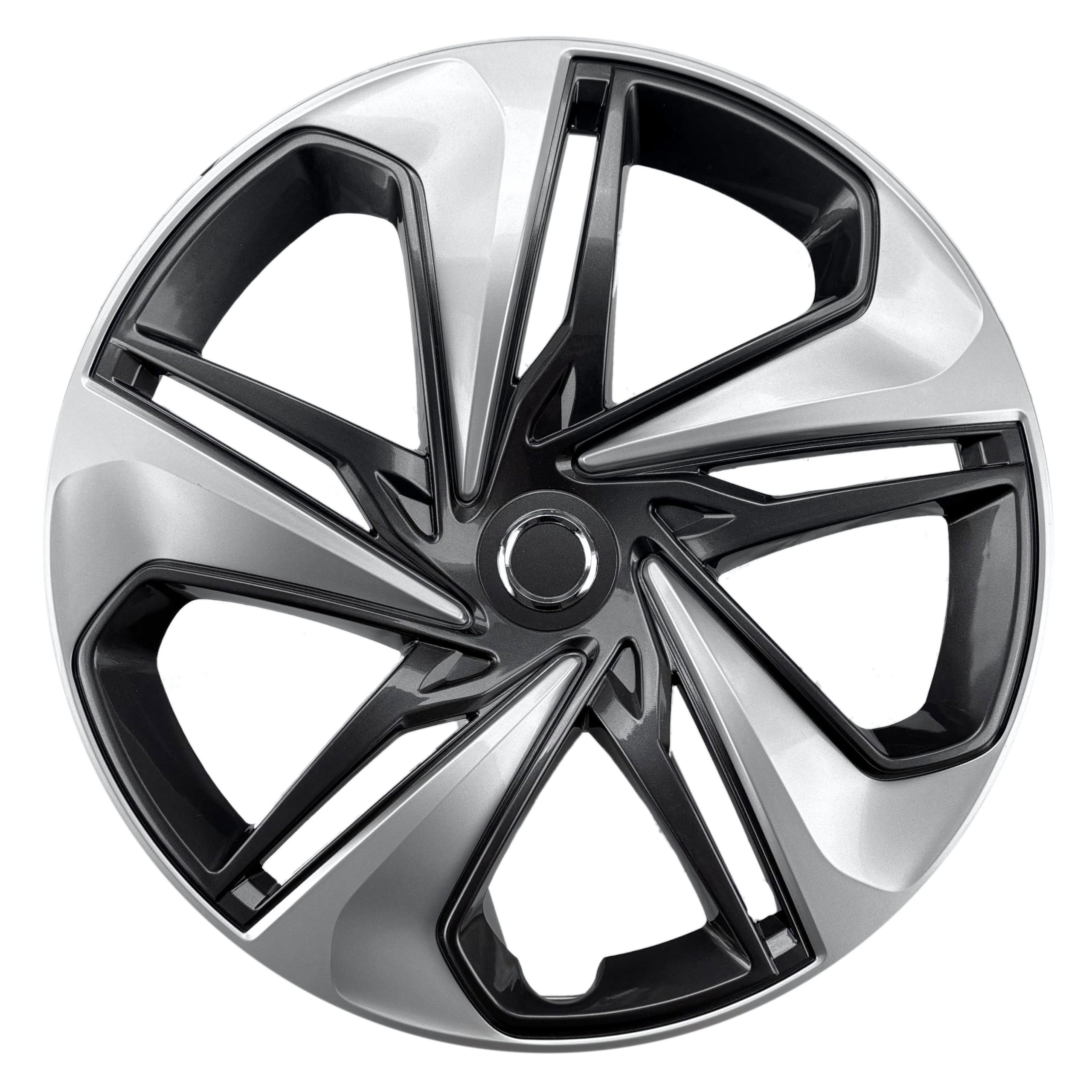 Snapklik.com : Hubcaps.com - Premium Quality 16 Inch Silver/Charcoal ...