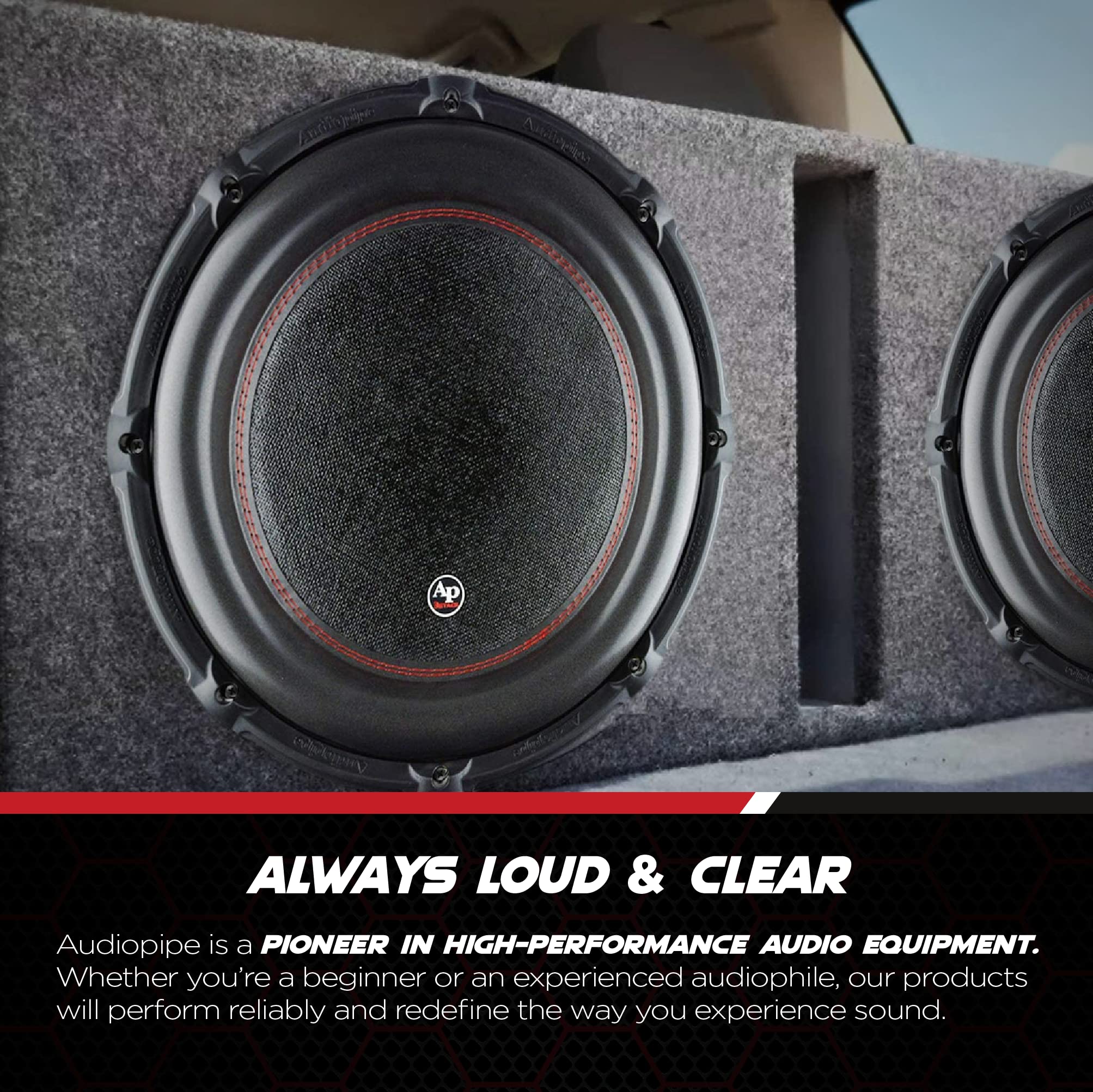 Snapklik.com : Audiopipe TXX-BDC4-15D2 Subwoofer Quad Stack 15-inch 2