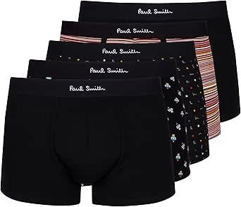 Paul Smith Ps Men's Mixed Organic-Cotton Boxer Briefs Five Pack at ...