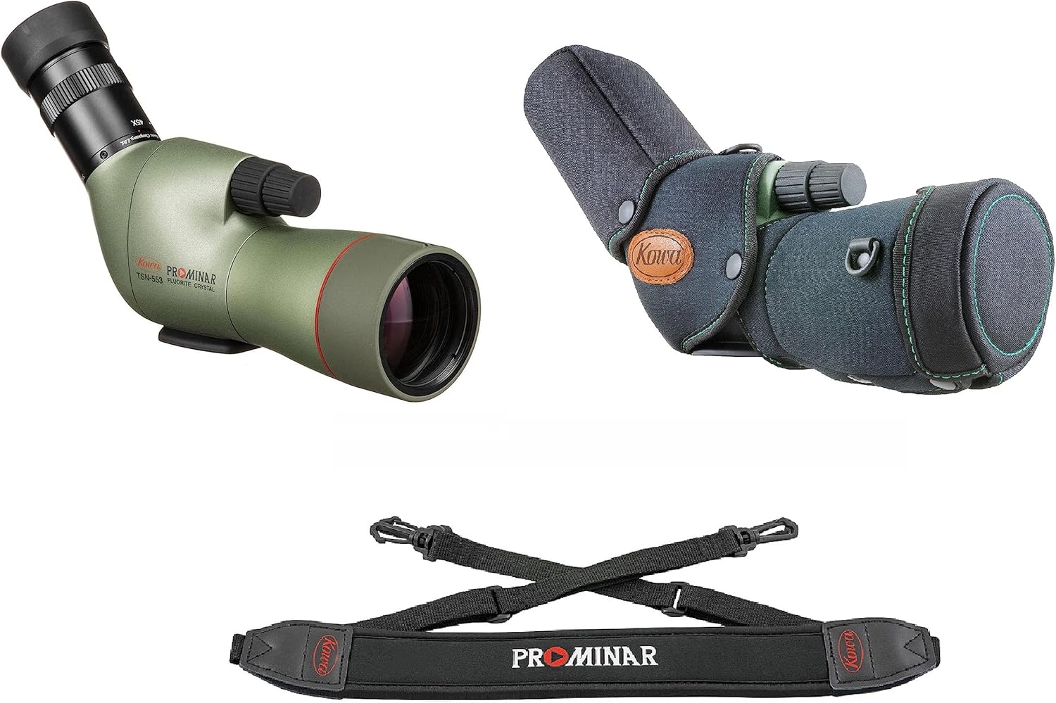 Amazon.com: Kowa Neoprene Stay-On-Case C-553N with Angled Spotting Scope TSN-553 : Sports & Outdoors