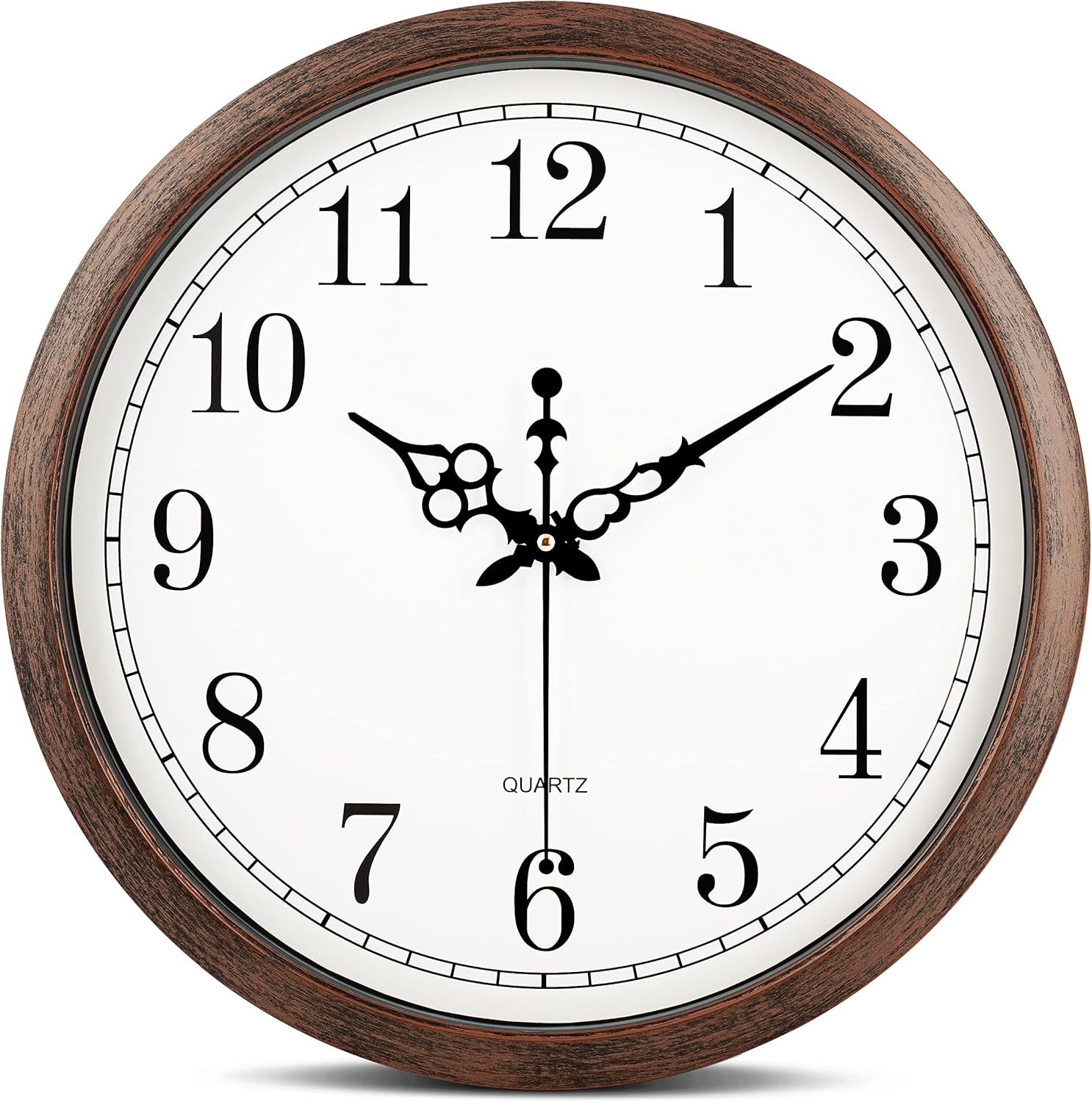 Amazon.com: Bernhard Products Large Wall Clock 16 Inch Silent Non ...