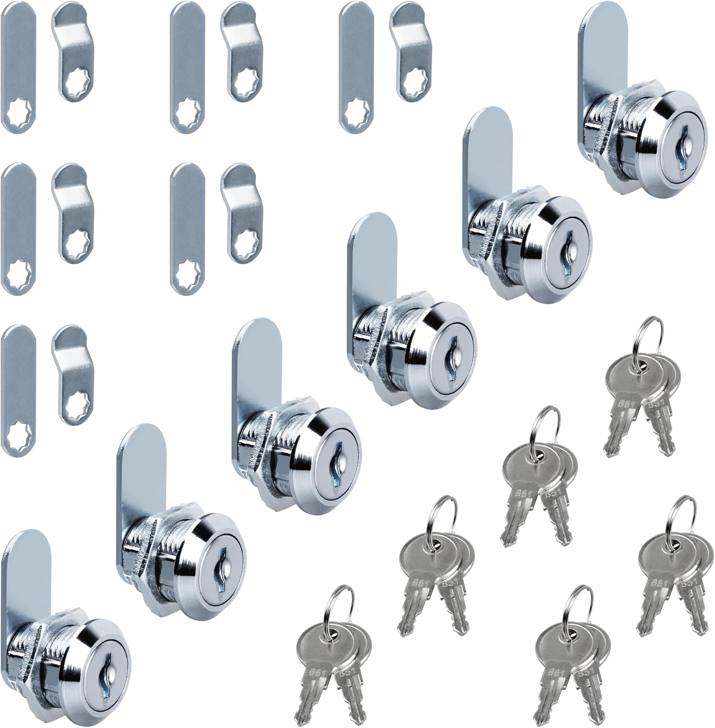 Cabinet Cam Locks Keyed Alike，5/8" Cabinet Cam Lock for Files Drawers ...