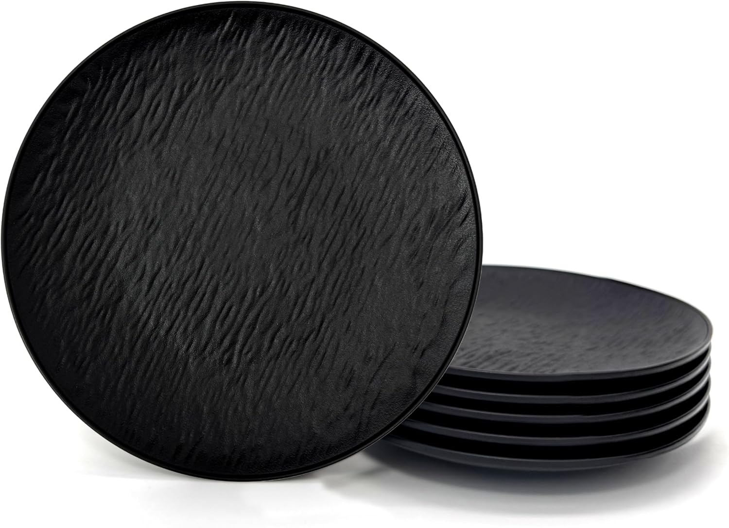 Amazon.com: NoorooCare Reusable Plastic Plate Sets of 6, Unbreakable ...