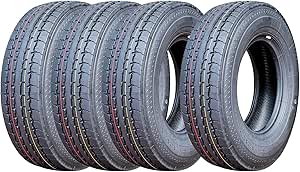Amazon.com: Copartner Set of 4(Four) Trailer Tire ST225/75R15 All Steel 14 Ply Load Range G 124 ...