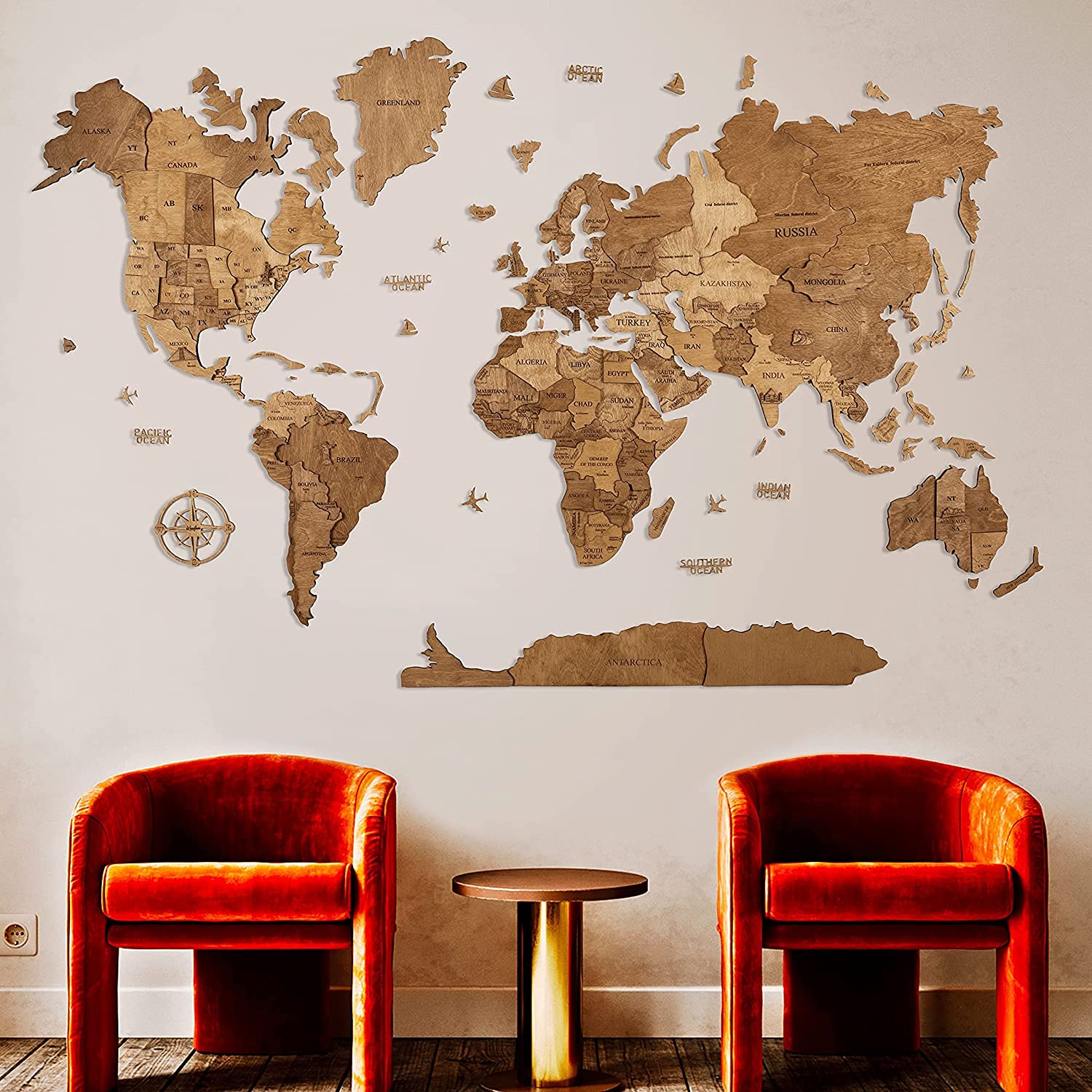 Buy World tapestry, world pin board, world puzzle, a mundi para pared ...