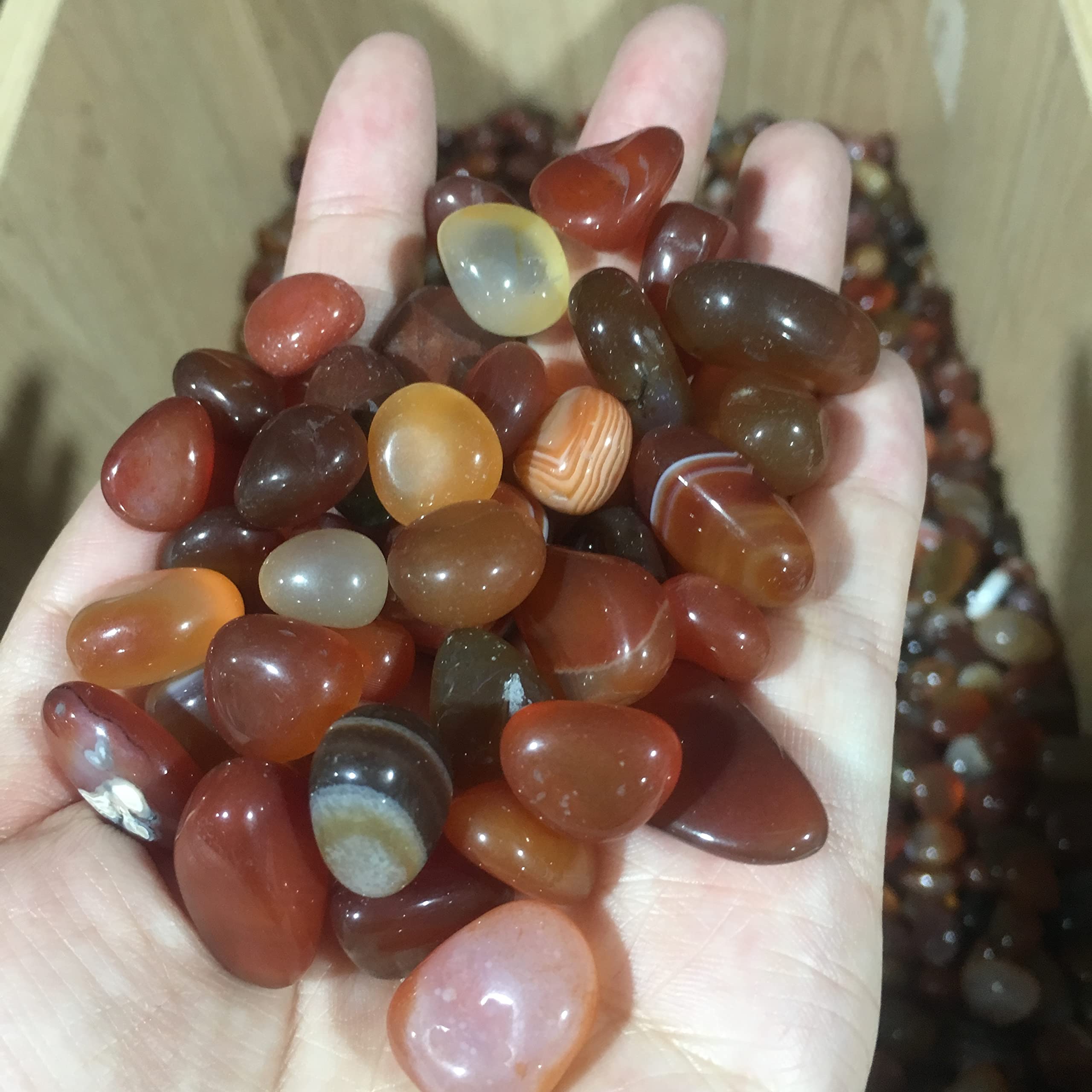 Red Agate Tumbled