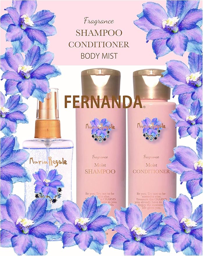 Amazon | FERNANDA(フェルナンダ)Mist & Moist Shampoo & Moist Conditioner Gift Set Maria Regale (ミスト ...