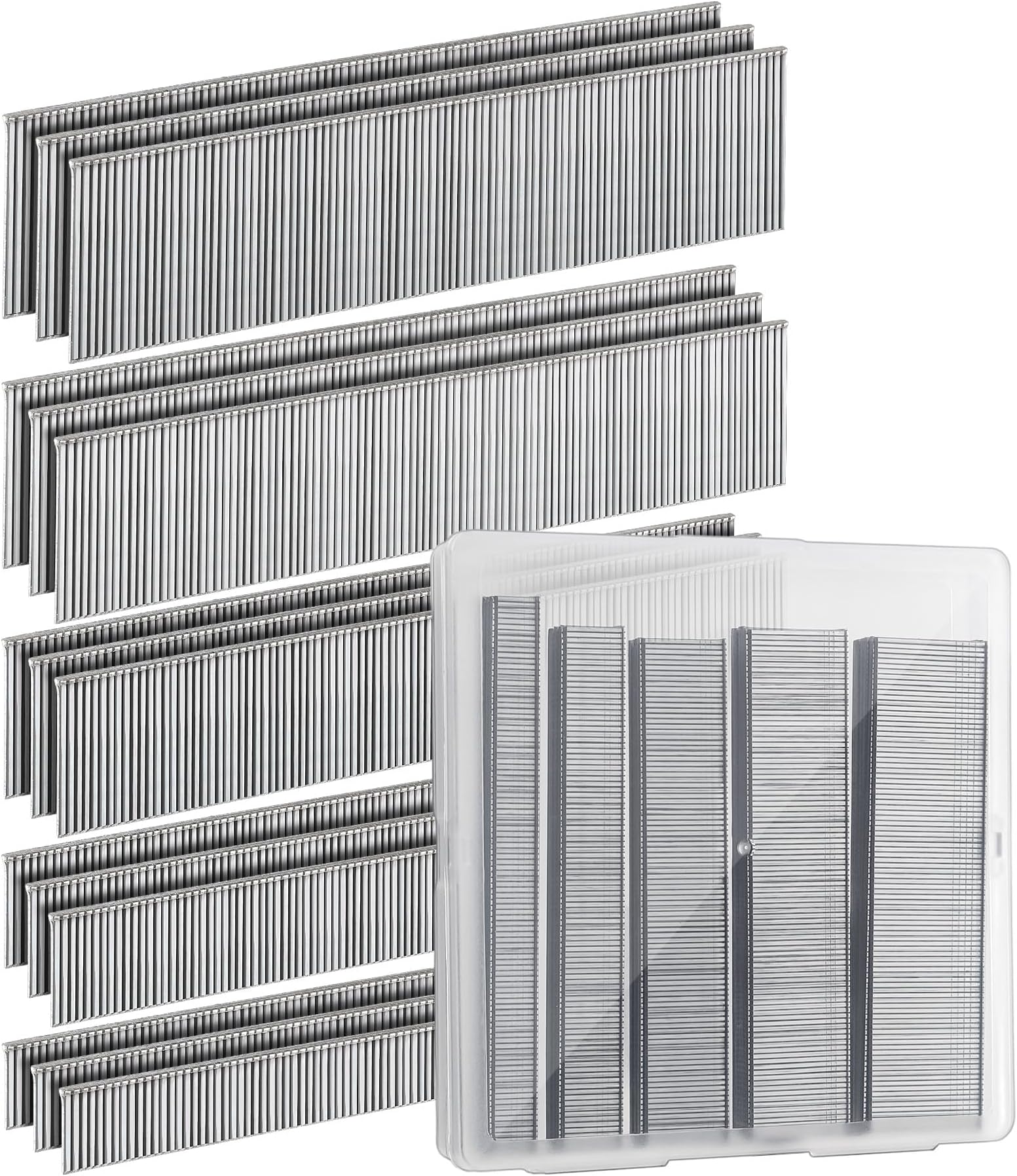 Brad Nails 18 Gauge, 5000PCS 18 GA Brad Nails, Assorted Galvanized ...