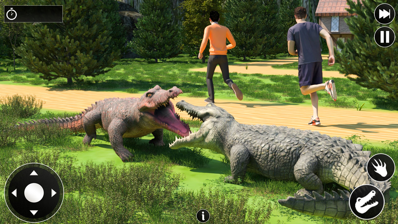 Wild Angry Crocodile Attack Simulator: Hungary Crocodile Hunting Clash ...