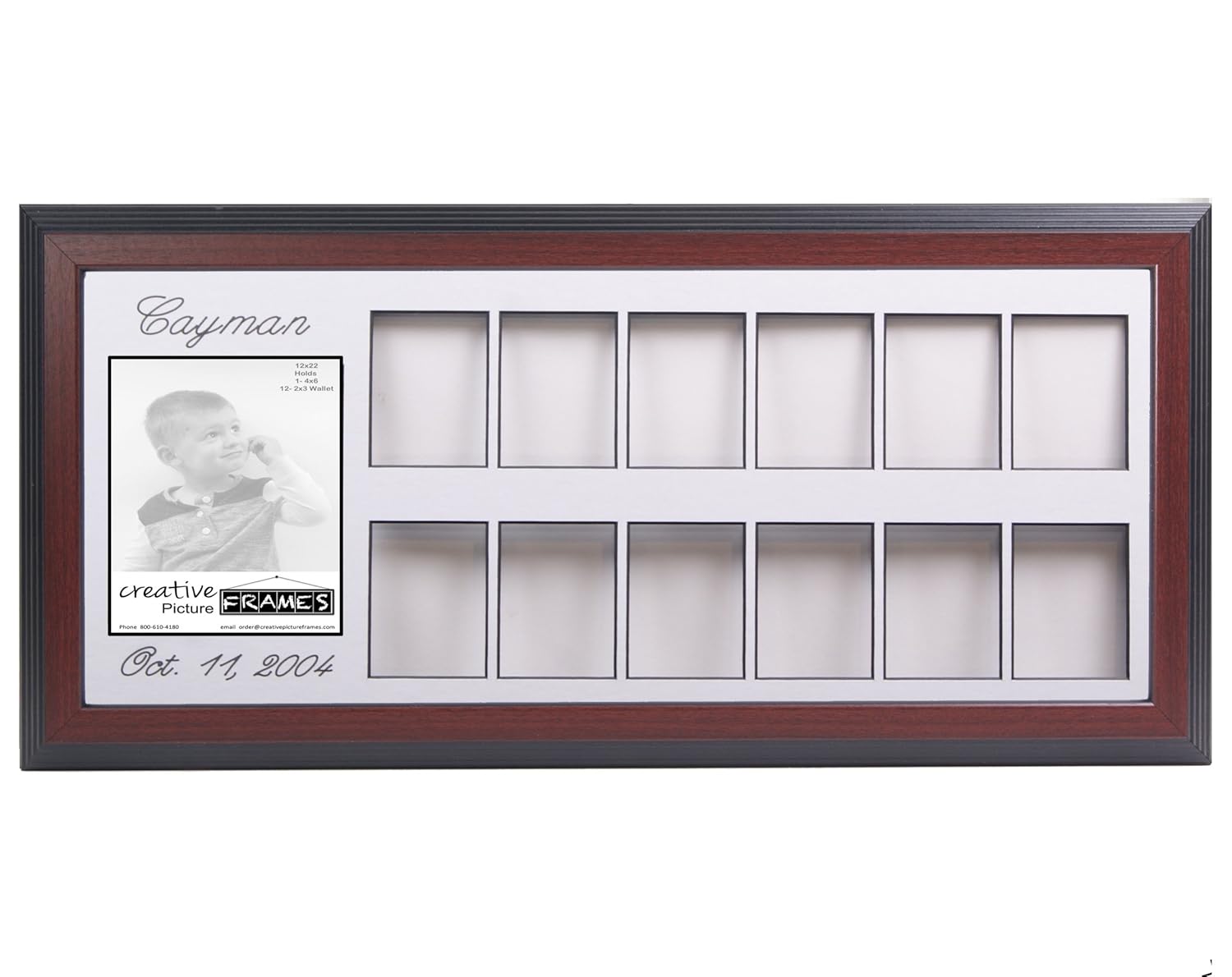 Amazon.com : Personalized Baby's First 12 Month Timeline Collage 12 by ...