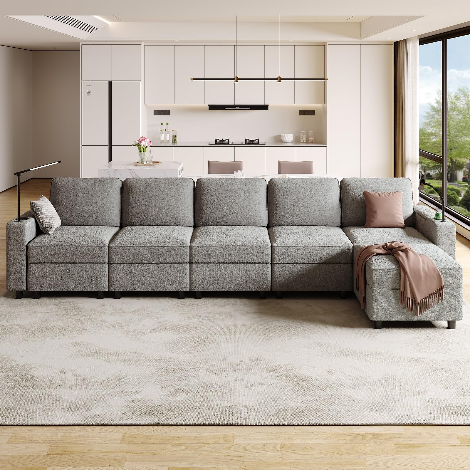 Amazon.com: beyond SMART Modular Sectional Sofa, Couches for Living ...