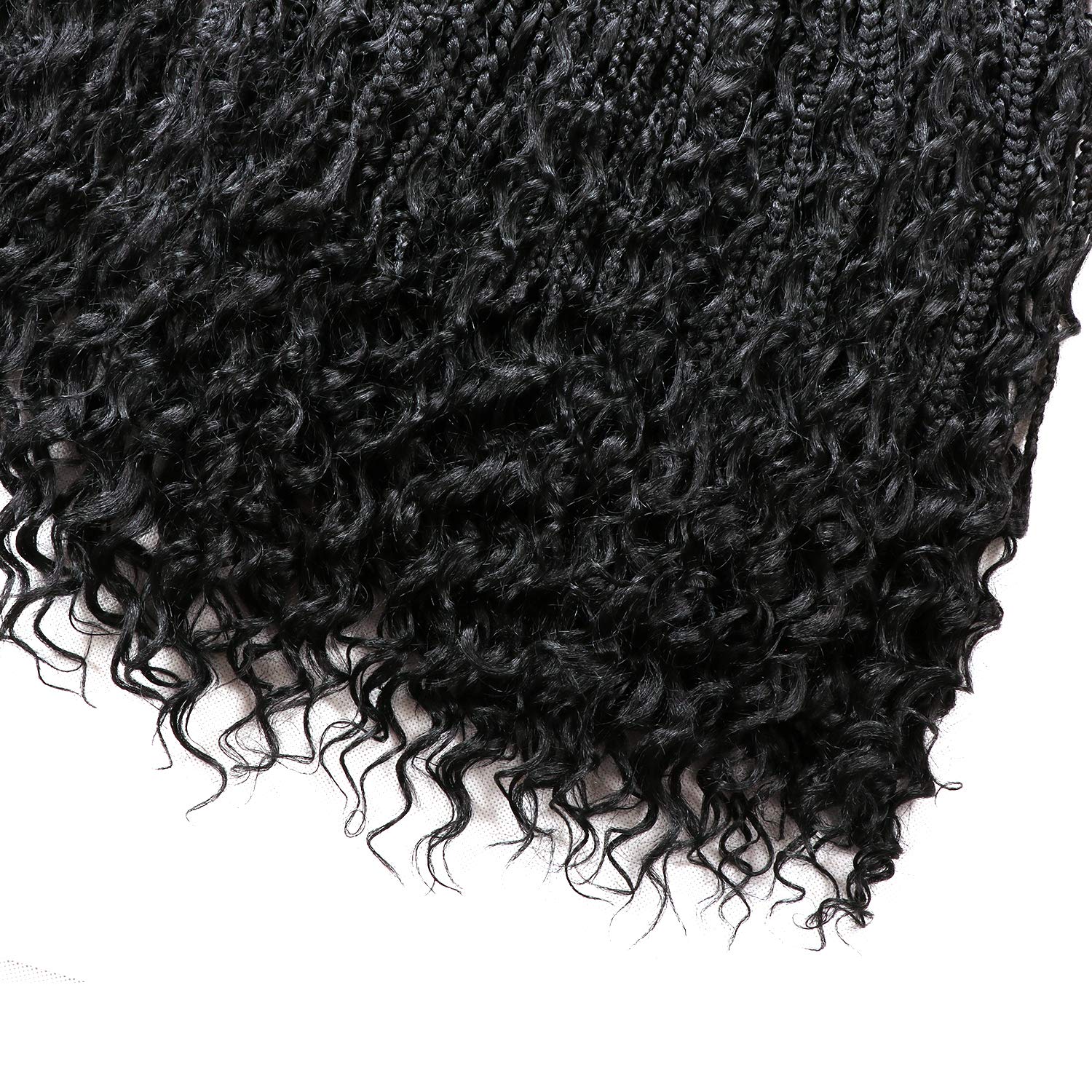 Buy 7 Packs 20 Inch Crochet Box Braids Hair with Curly Ends Prelooped ...