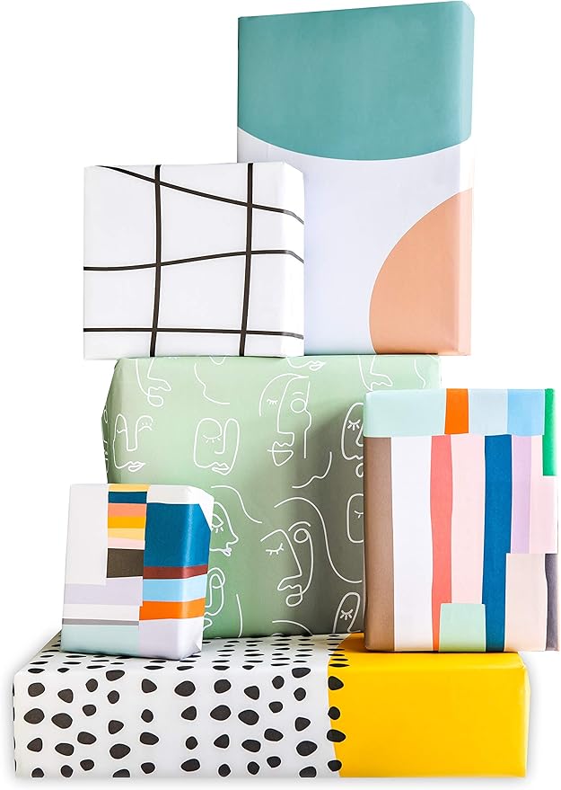 Designer Trendy Wrapping Paper Gift Wrap Multipack 12 x Sheets Quality ...