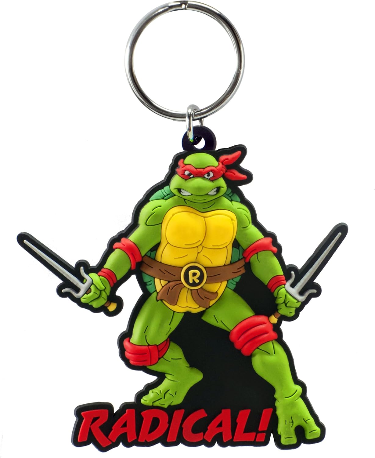 Amazon.com: Nickelodeon Raphael Soft Touch PVC Key Ring : Clothing ...