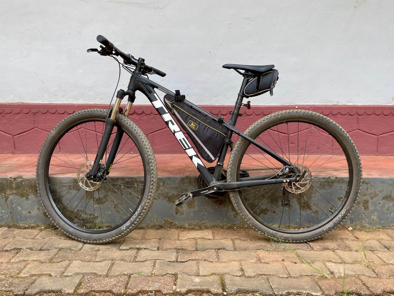 GR GOLDEN RIDERS | Trigon | Bike Frame Bag for Bicycle-Bike Pouch Bike ...