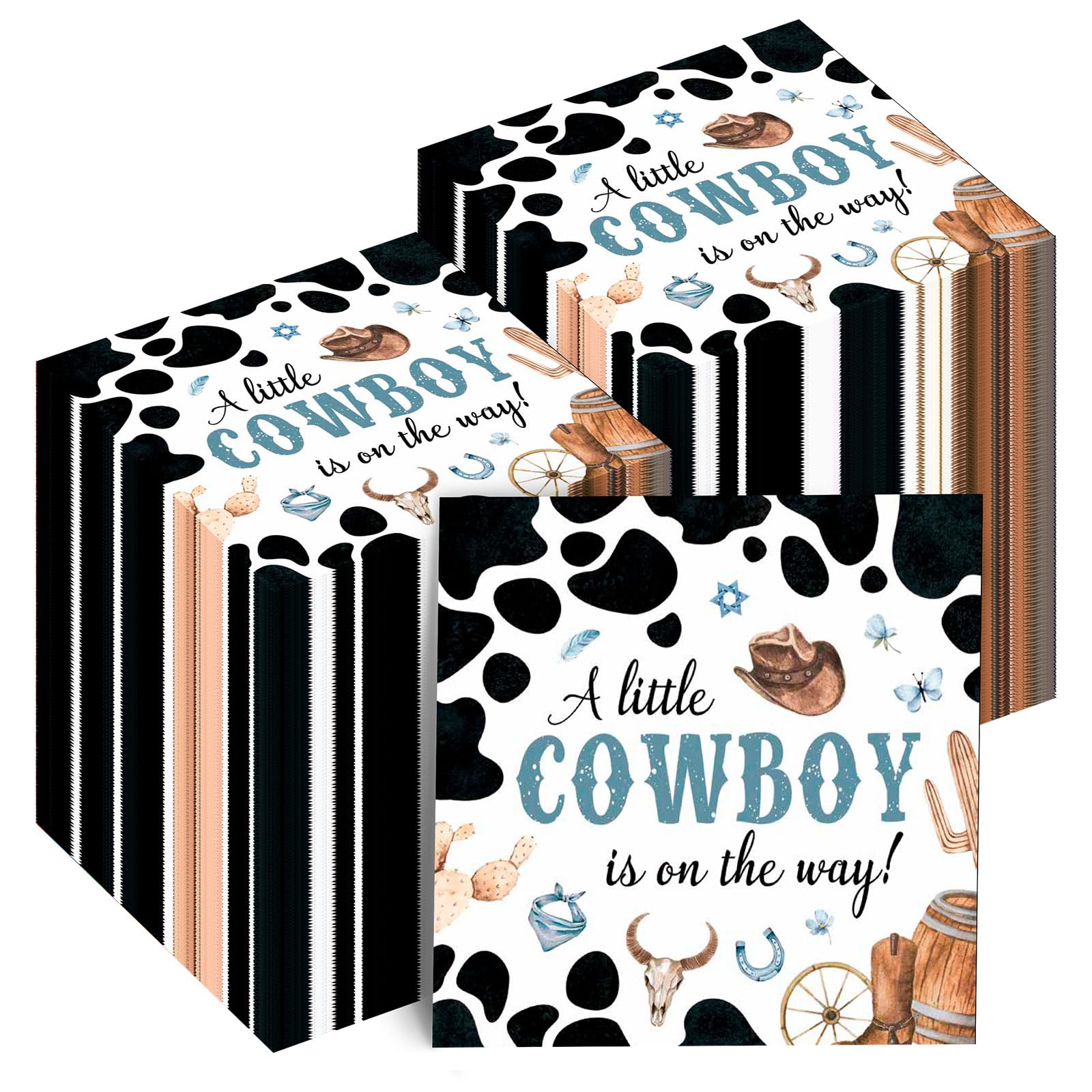 Amazon.com: Chiisong 100 Pcs Western Baby Shower Party Decorations ...