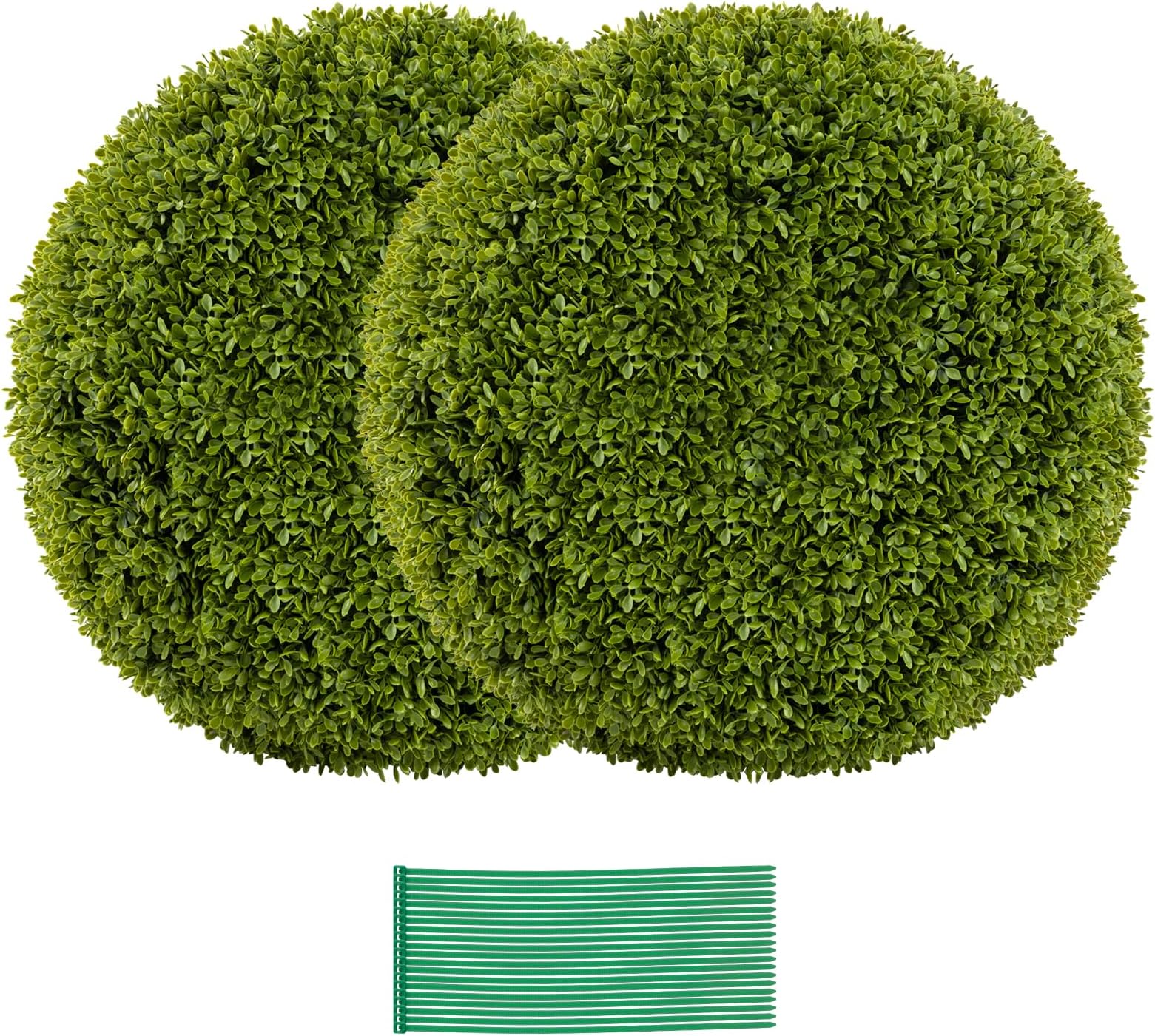 Amazon.com - Goplus 2 PCS 20 Inch Artificial Plant Topiary Ball, Round ...