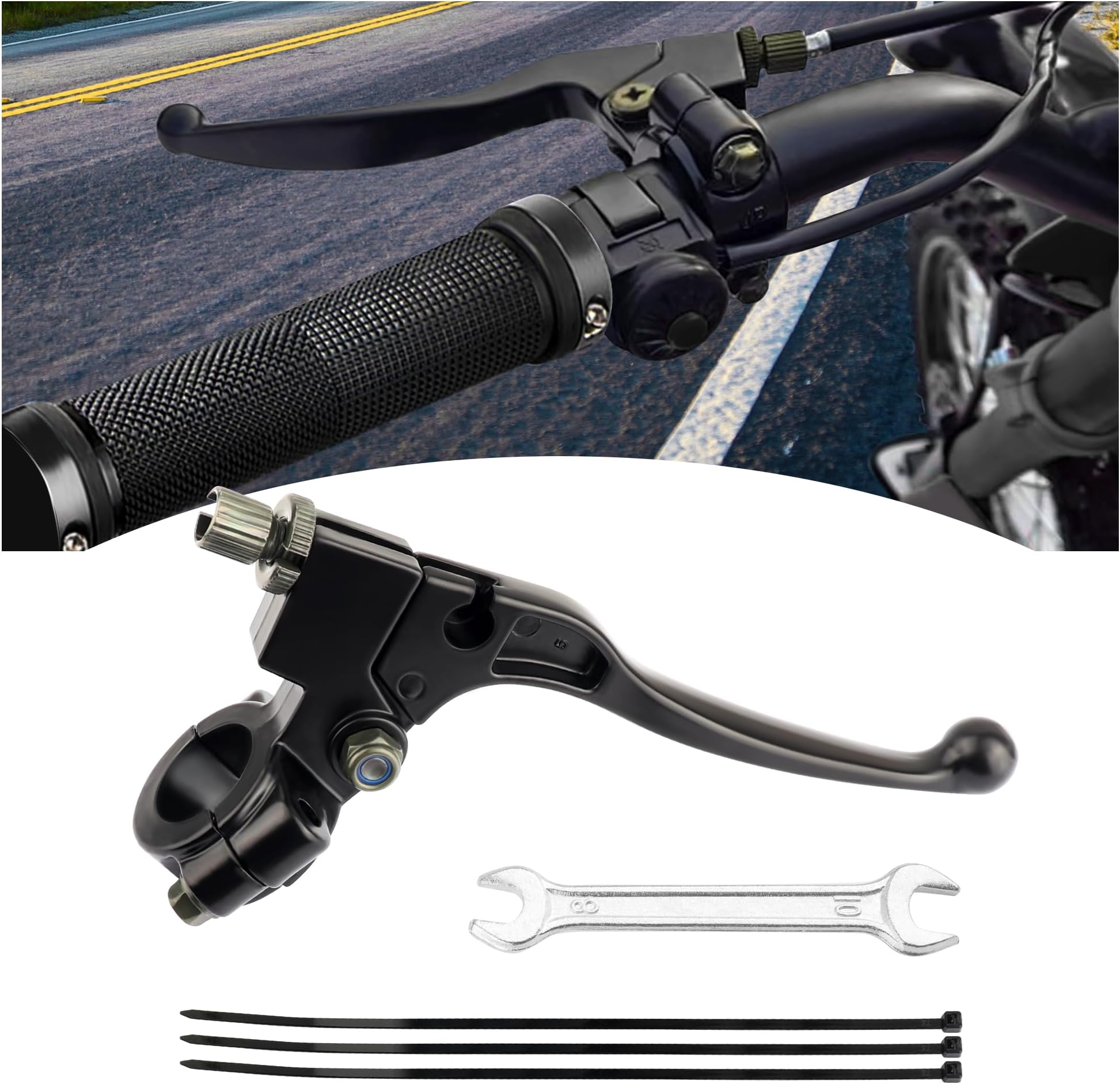 Amazon.com: OFBAND Left Clutch Lever + Right Brake Lever,Aluminum Alloy Clutch and Brake Lever ...