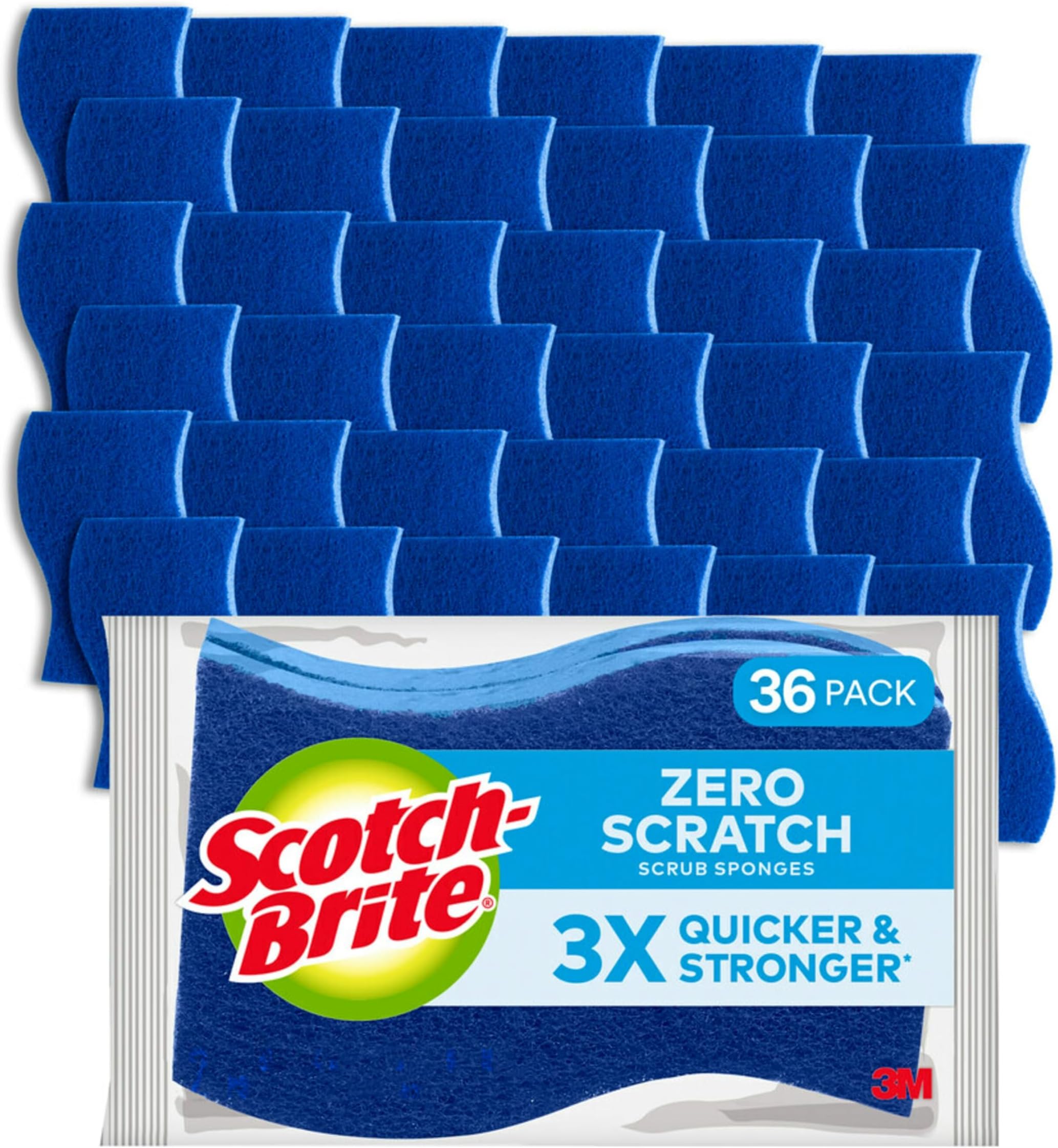 Amazon.com: Scotch -Brite Non Scratch Scrub sponges - 21 Pack ...
