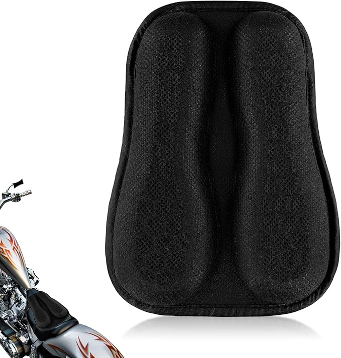 NQEUEPN Universal Motorcycle Seat Cushion, High Elastic Gel 3D ...