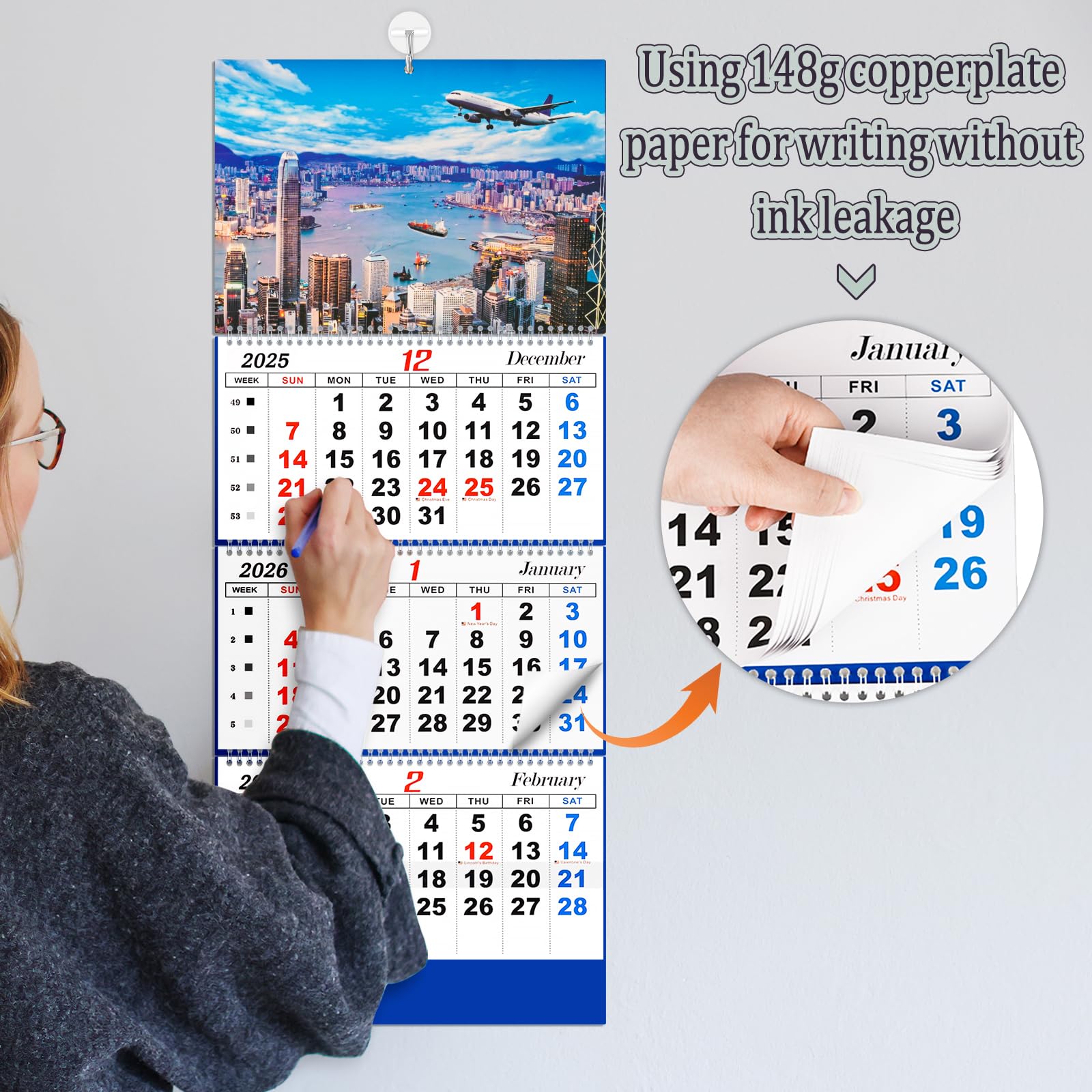 Snapklik.com : Liitrton Wall Calendar 2026 - 3 Month Calendar Display ...