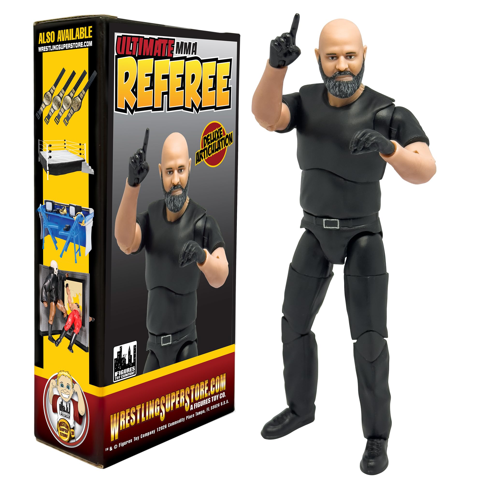 Ultimate MMA Referee with Deluxe Articulation for Mixed Martial Arts ...