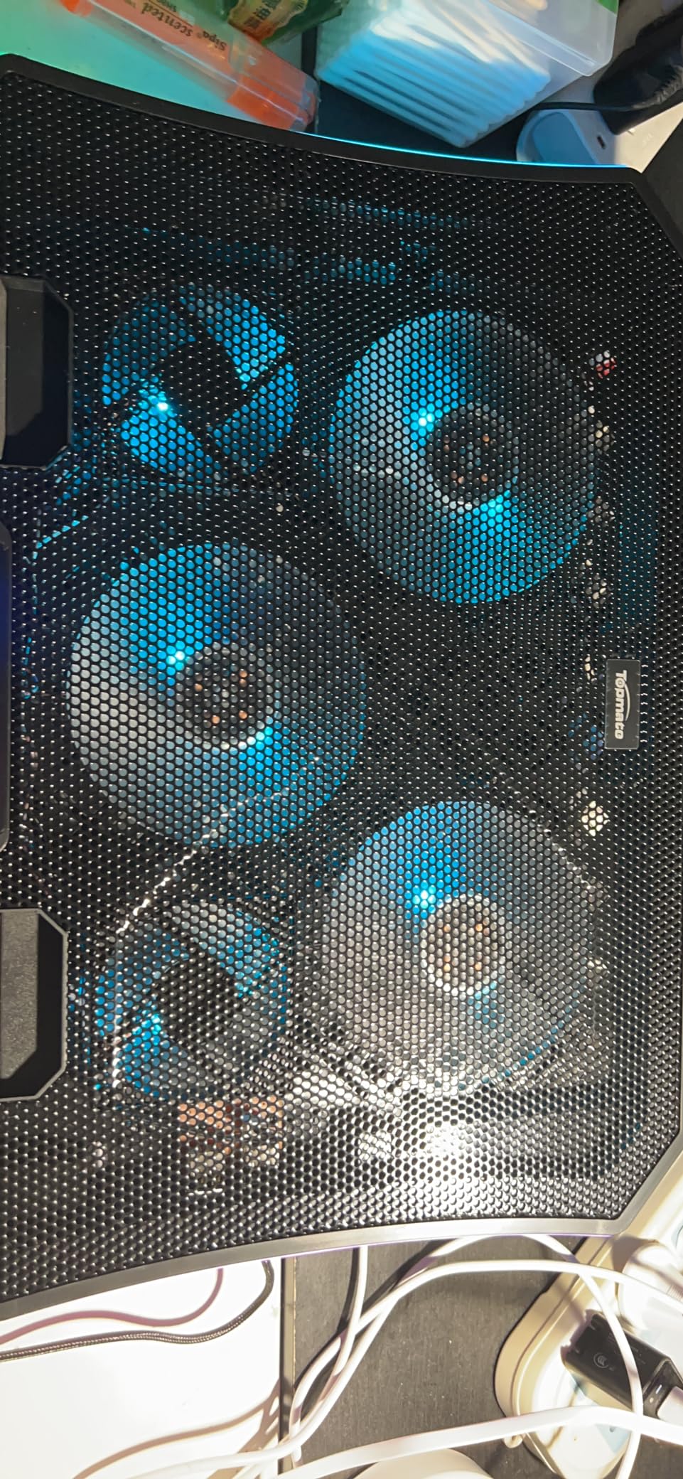 TopMate C12 Laptop Cooling Pad RGB Gaming Notebook Cooler for Desk and ...