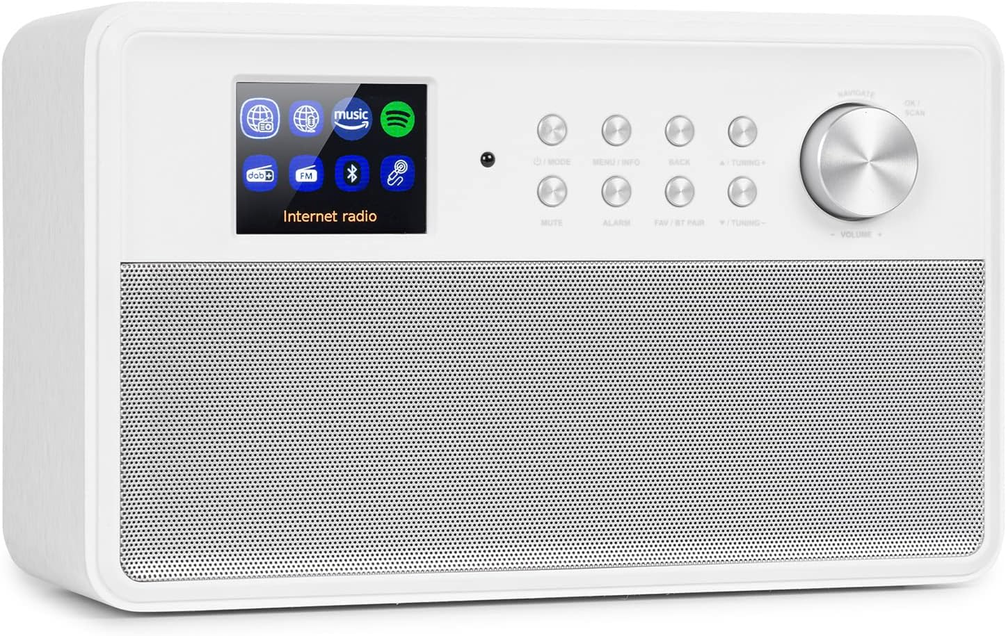 Pure ELAN-ONE FM/DAB+ Radio with Bluetooth - White : Amazon.co.uk ...
