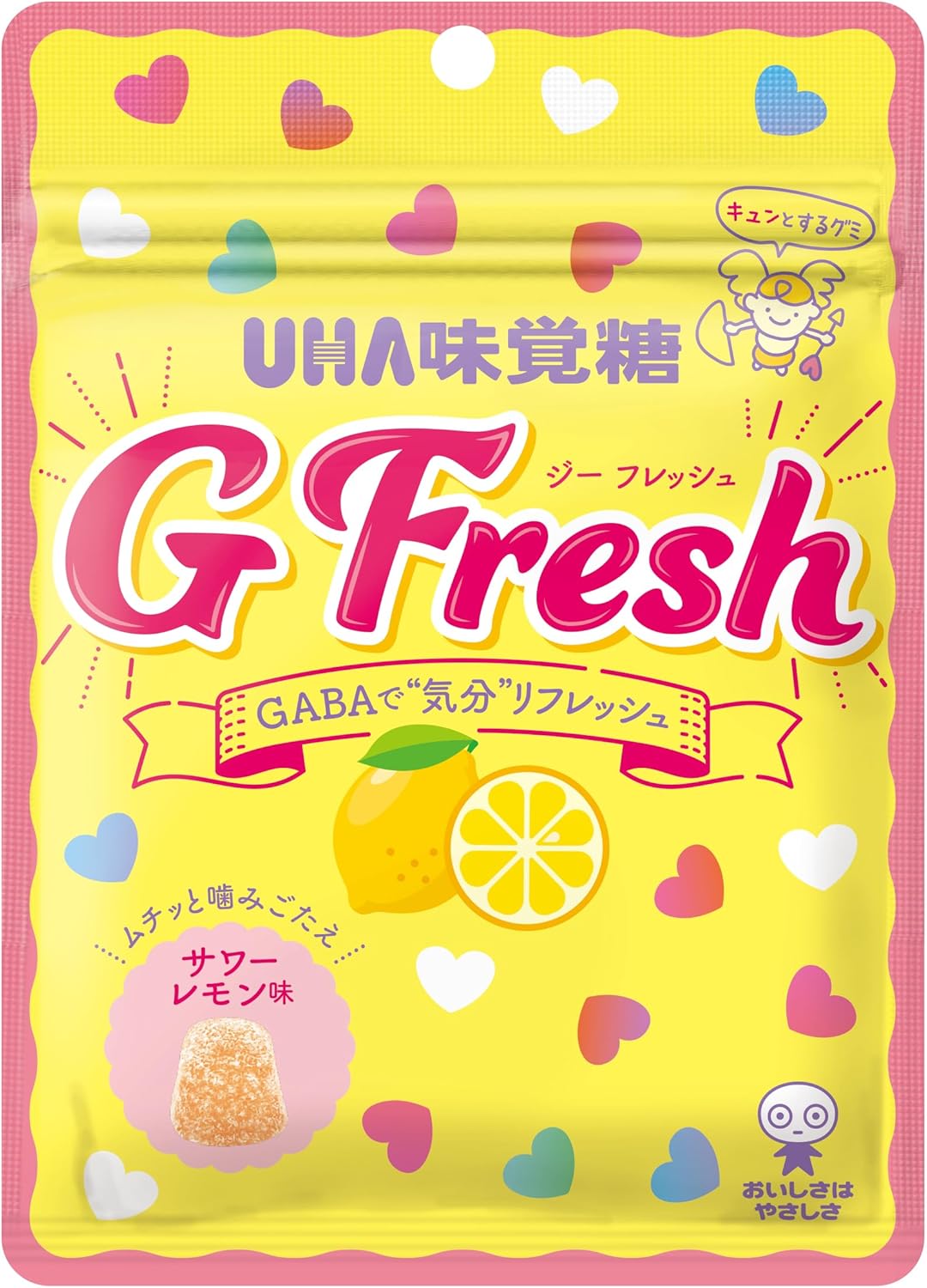Amazon | UHA味覚糖 GFresh サワーレモン 48g×10個 | UHA味覚糖 | グミ 通販