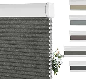 Amazon.com: BERISSA Blackout Cellular Window Shades Cordless Honeycomb Blinds for Windows ...