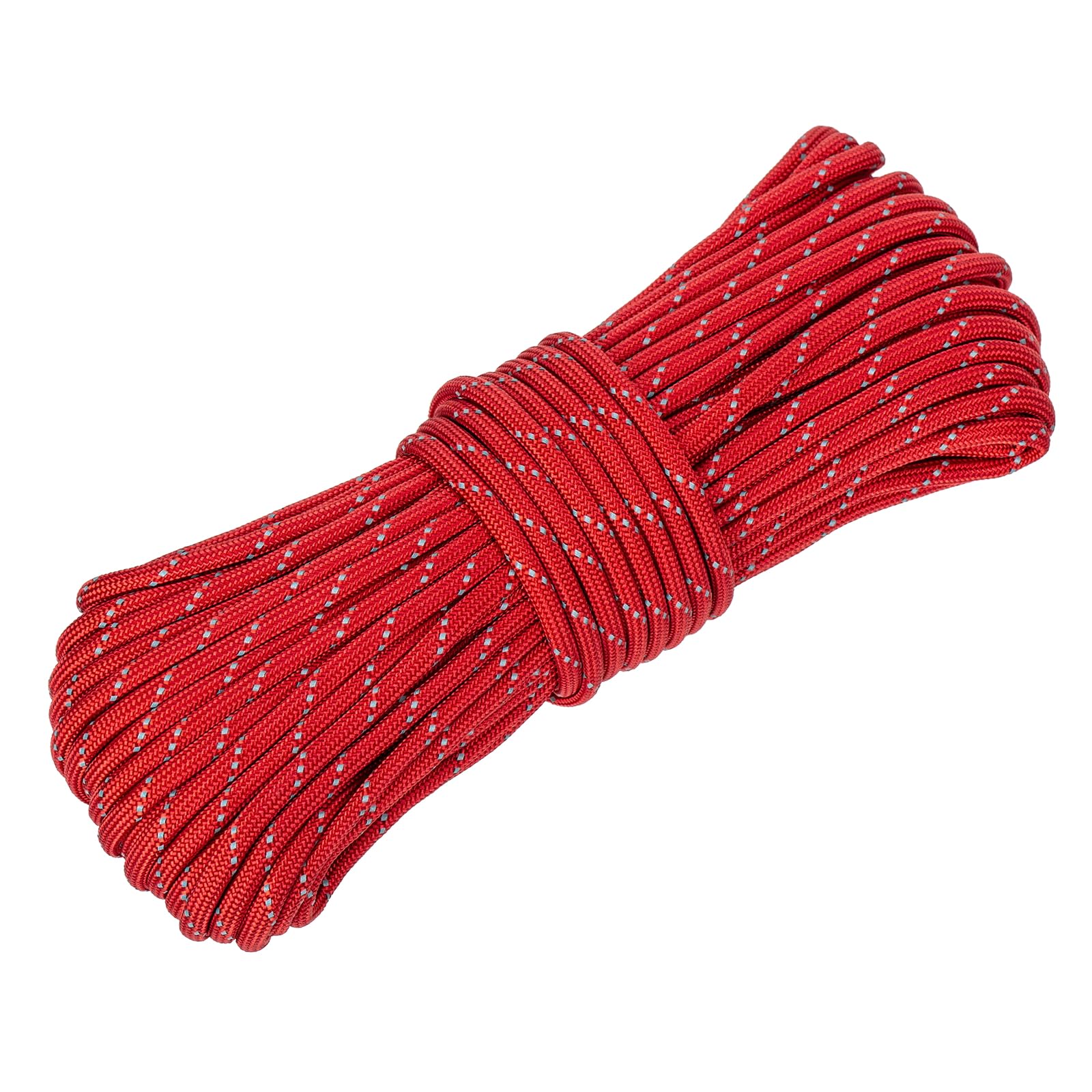 EXTEDRG 20 Meters Reflective Paracord 9-Strand 4mm Rope Reflective Rope ...