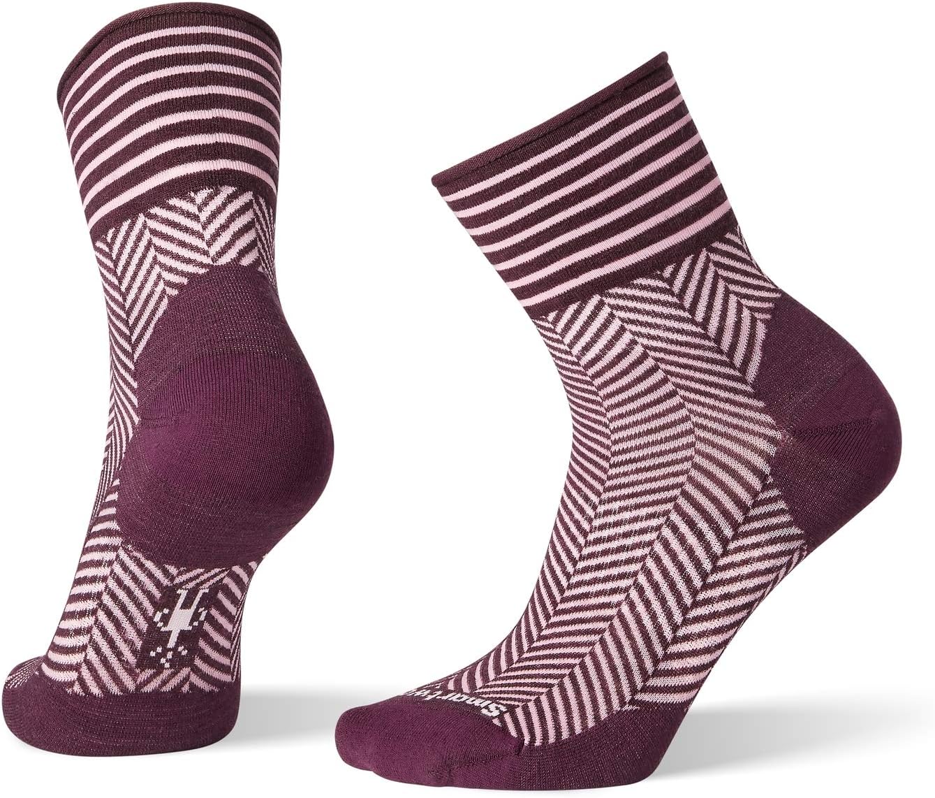 Amazon.com: Smartwool Herringbone Mini Boot Socks - Women’s Light Wool ...