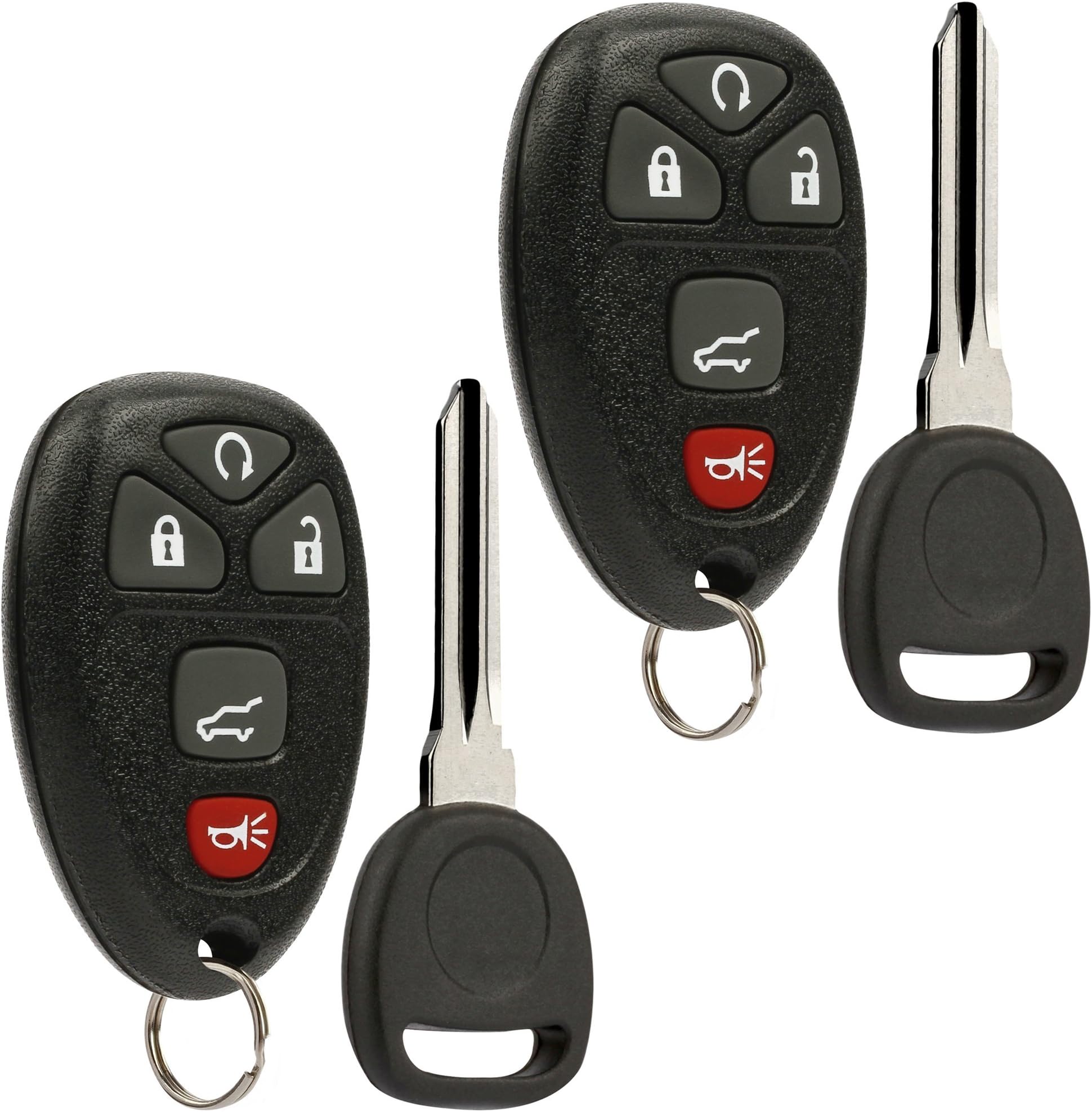 Amazon.com: Key Fob Keyless Entry Remote with Ignition Key fits Chevy ...