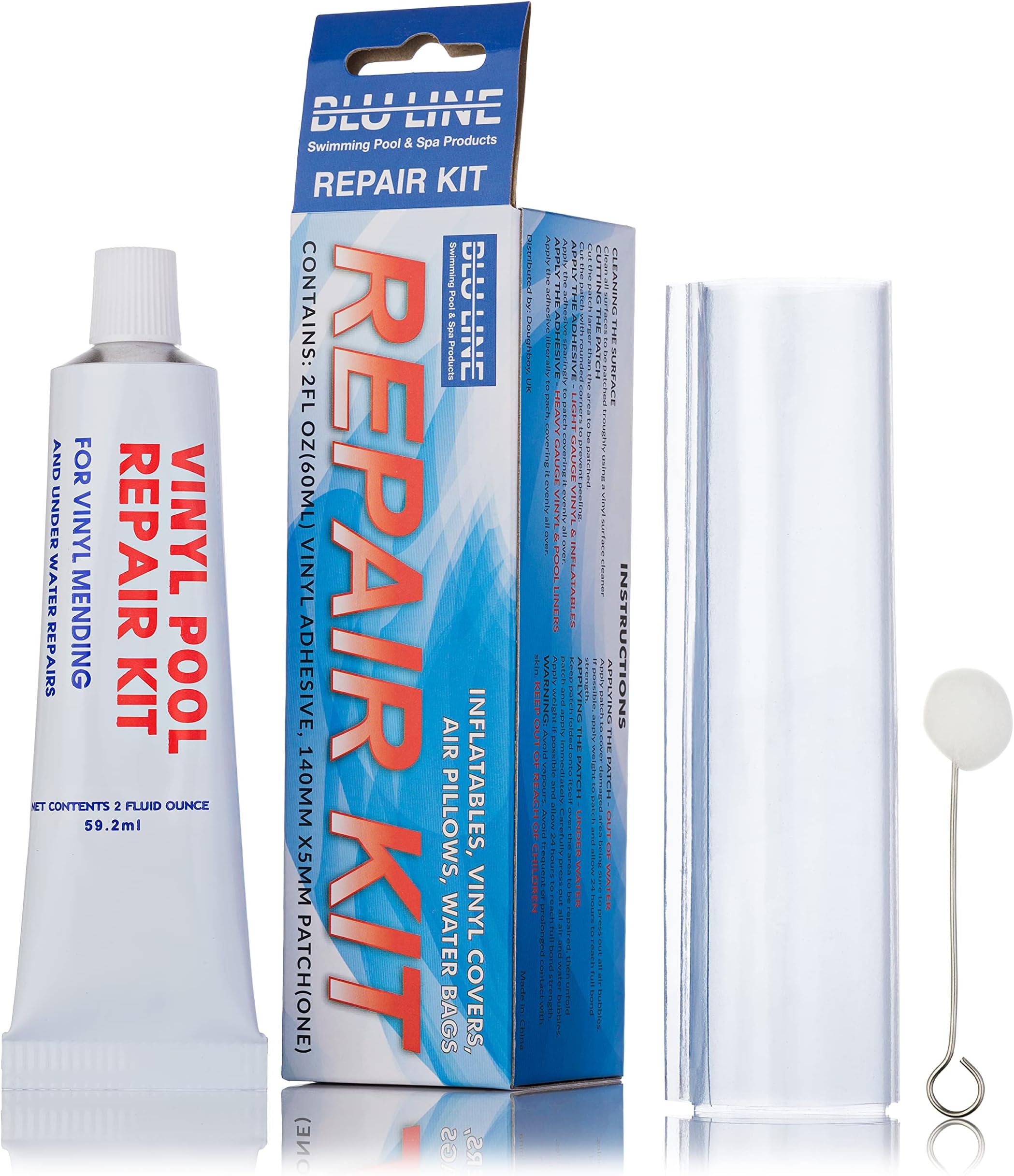Blue Magic Pack of 3 Glue and Patch Repair Kits for Water Beds ...