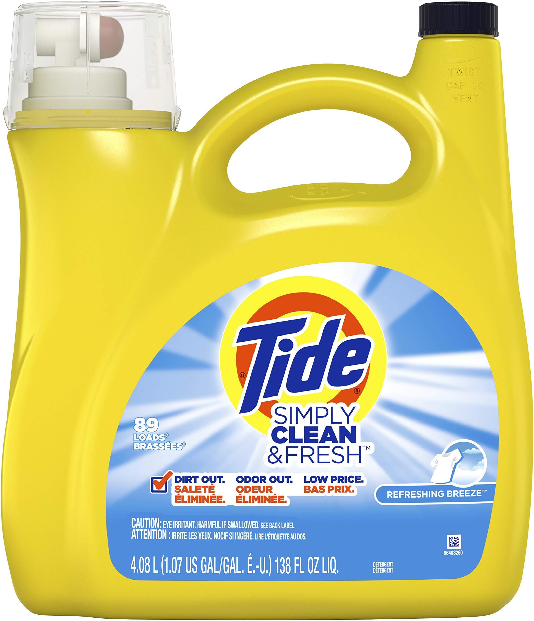 Amazon.com: Tide 1006773 31 oz Simply Clean & Fresh Refreshing Breeze ...