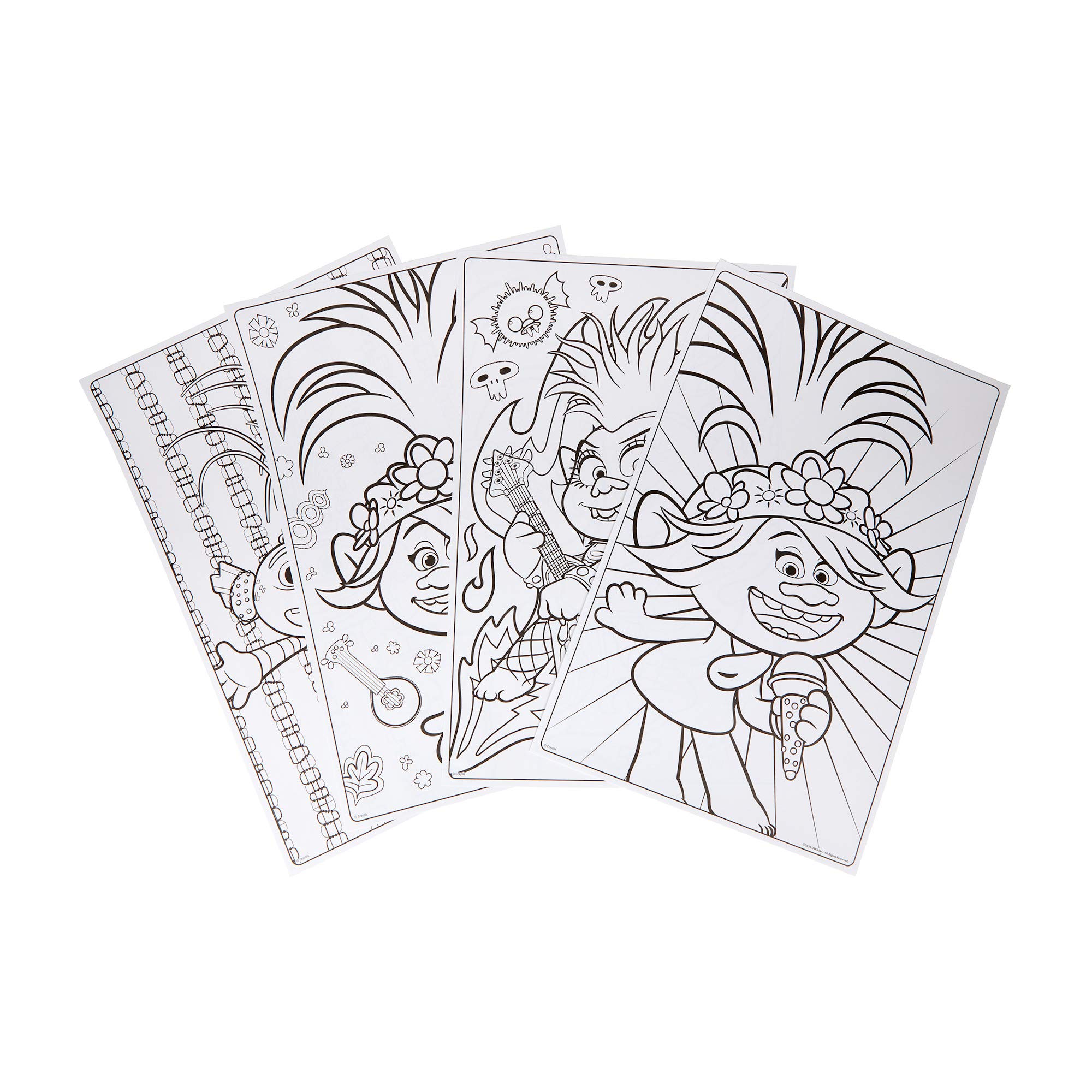 Trolls Holiday Coloring Pages
